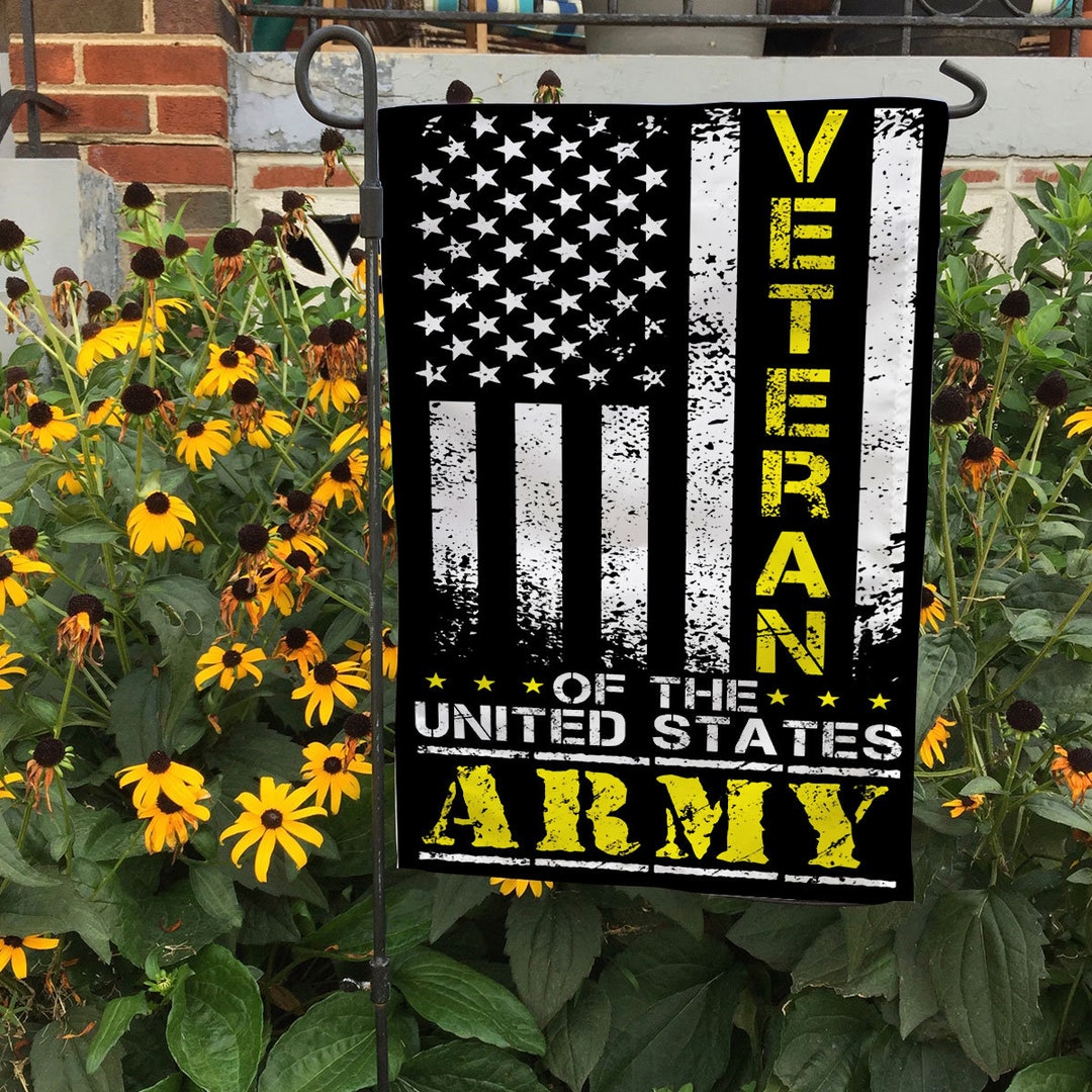 Veteran of the United States Army Flag, Military Army Veterans Garden ...