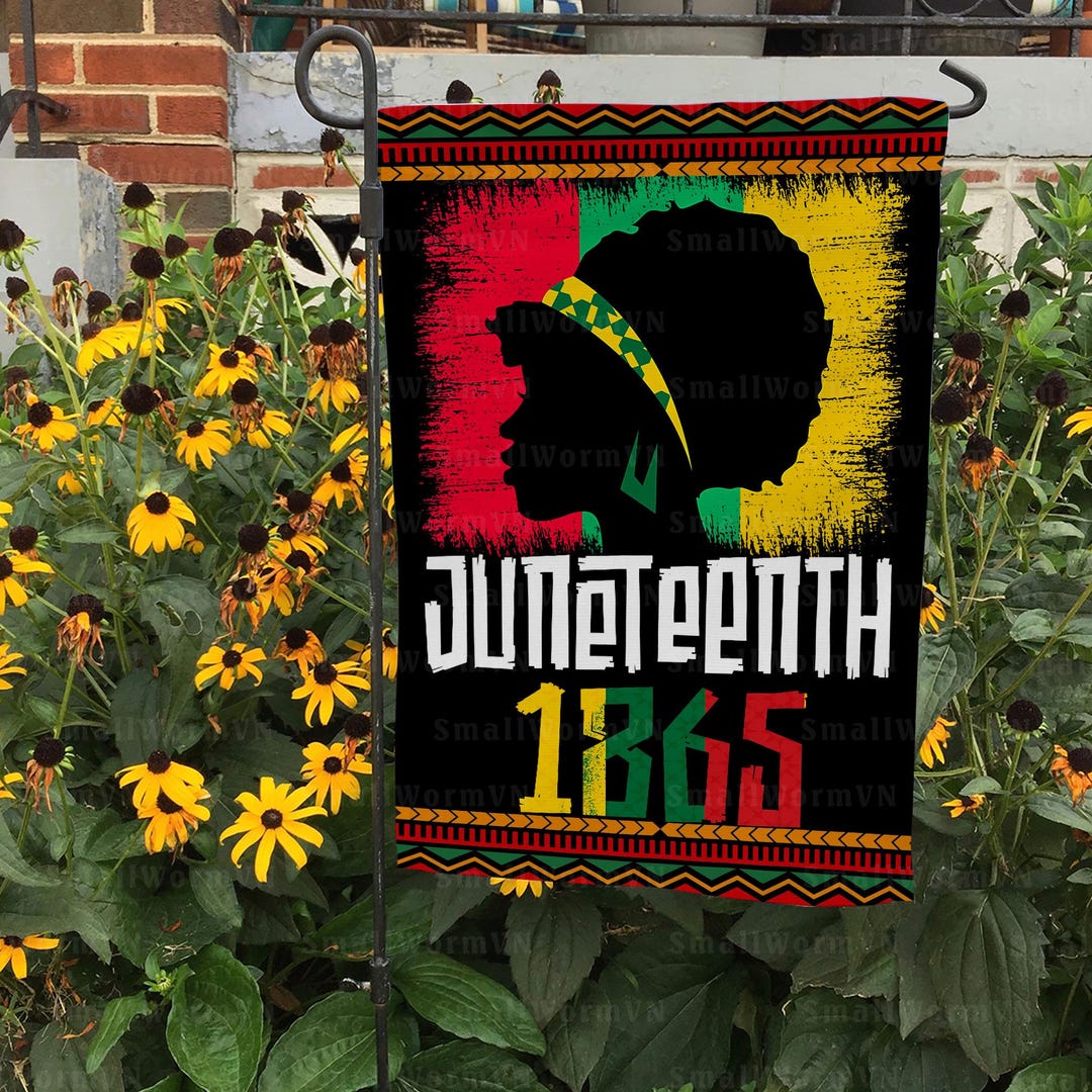 Juneteenth 1865 Emancipation Day June 19th Flag, Human Rights Support ...