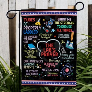 The Lab's Prayer Medical Laboratory Scientist Lab Week Flag, Lab Week ...