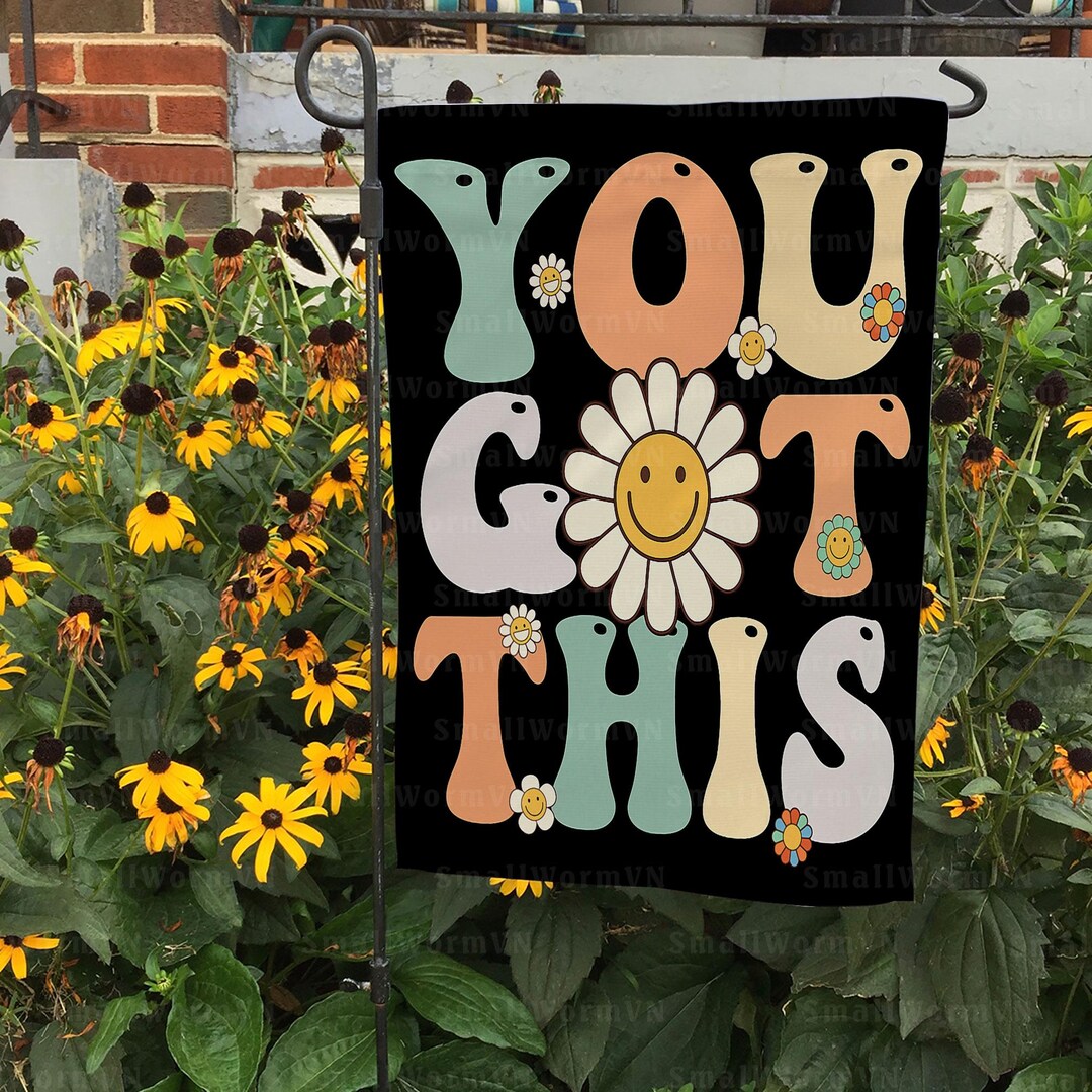 Groovy You Got This Motivational Testing Day Flag, Show Your Staar ...