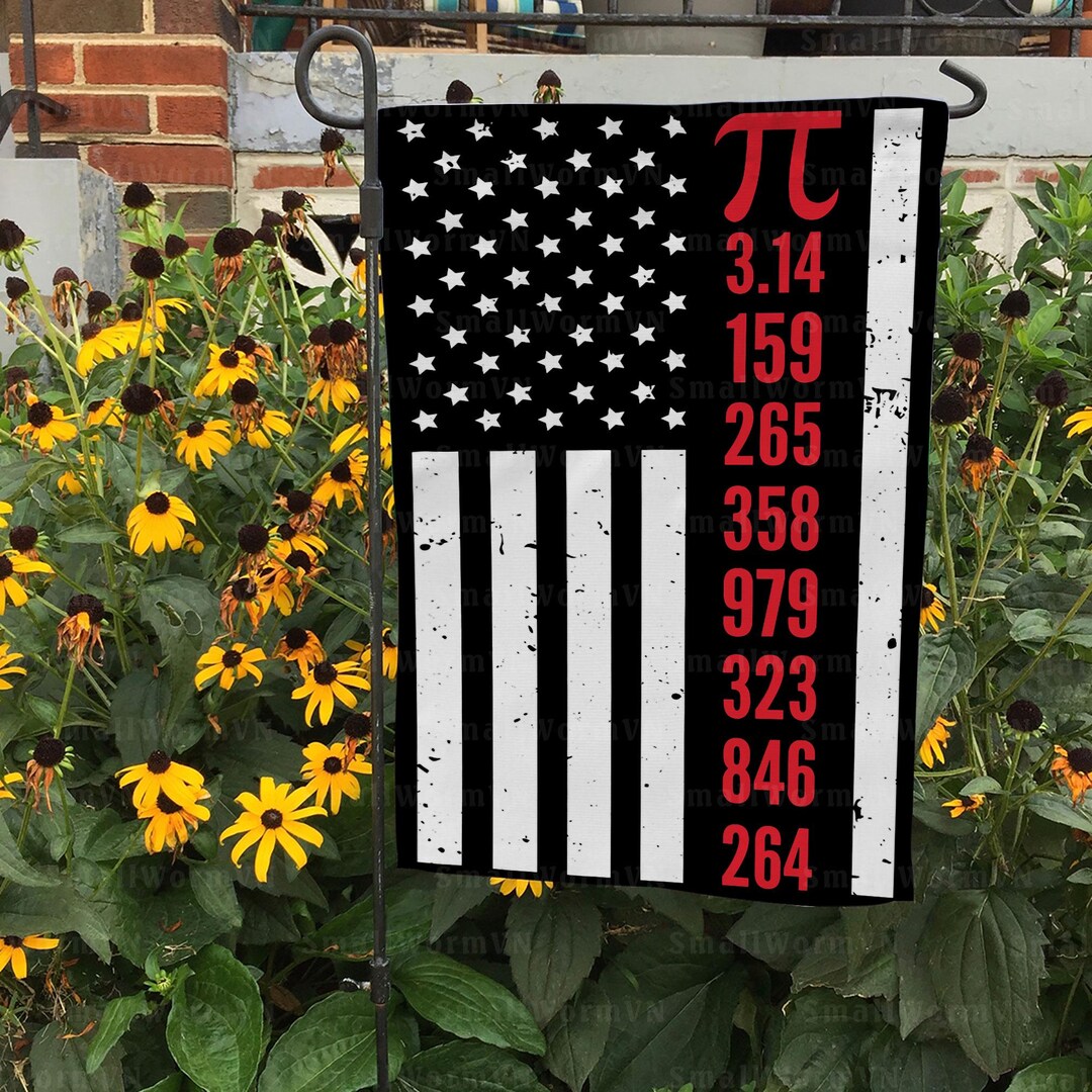 American Pi Day Math Nerd Flag, Math Lover Flag, Math Teacher Flag, It ...