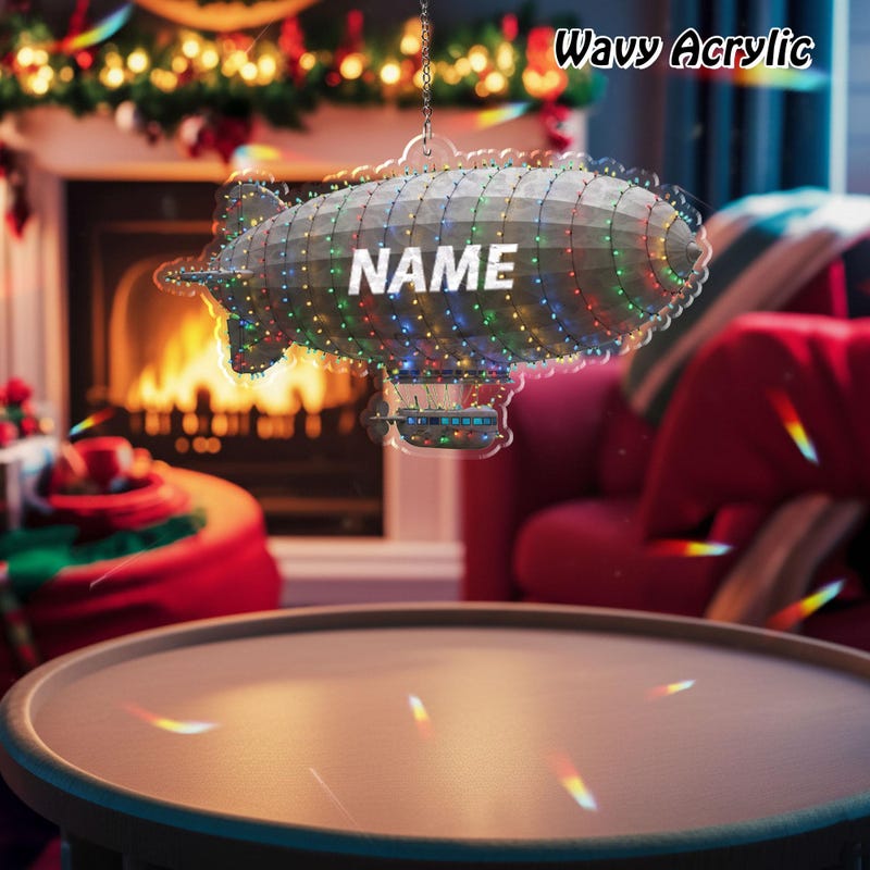 Zeppelin Tree Ornament - Etsy