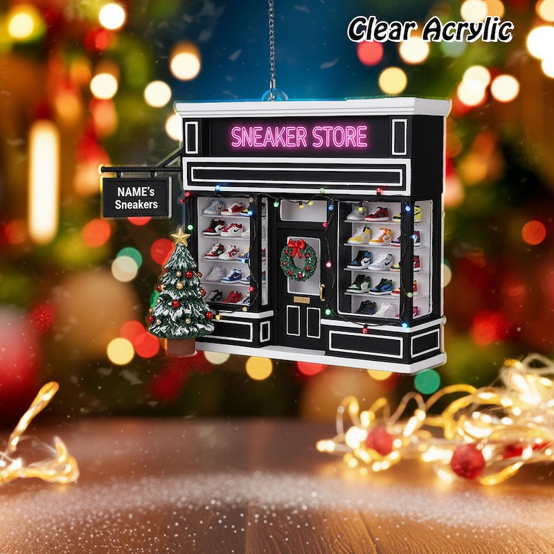 Sneaker Shop Ornament - Etsy