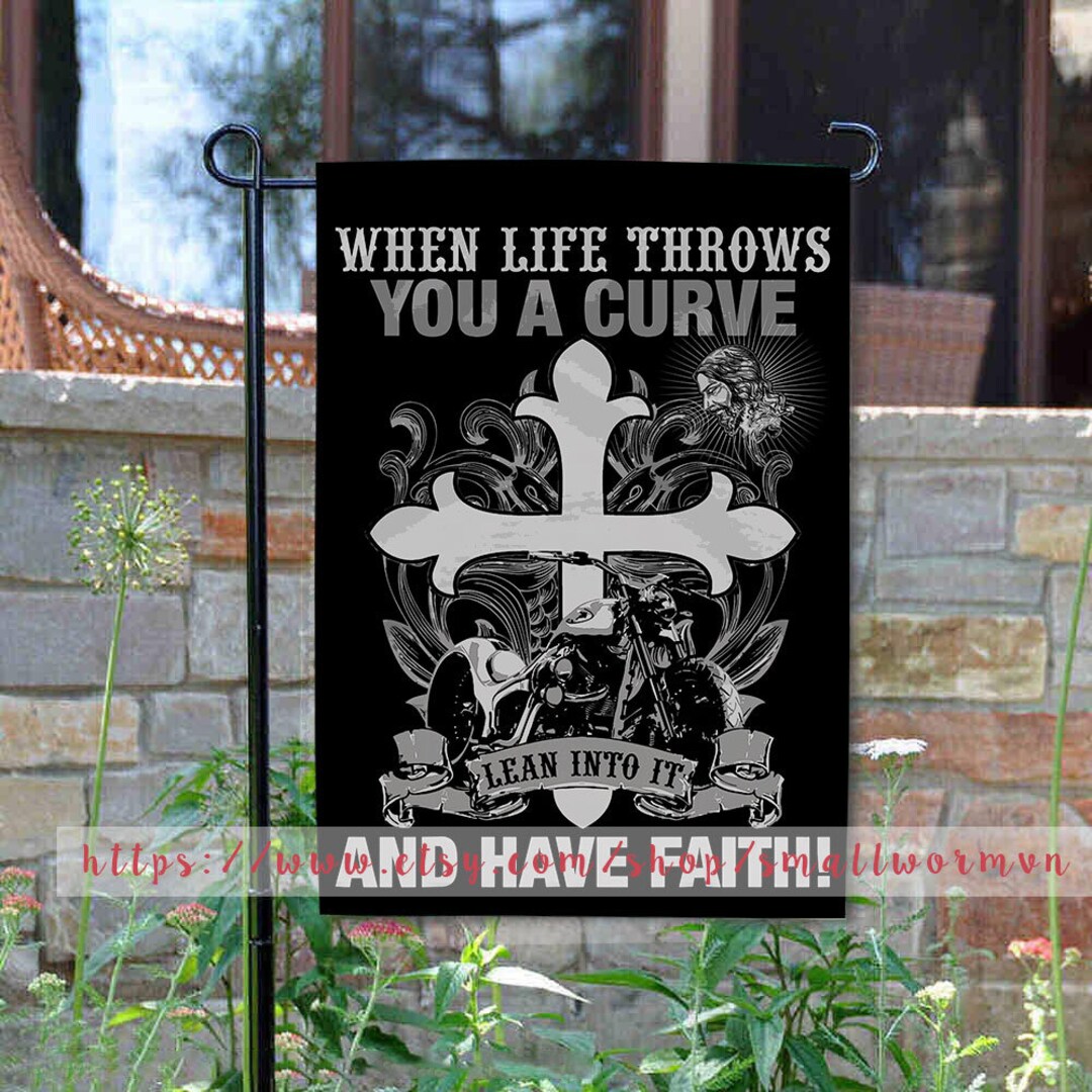 Christian Biker Flag, Have Faith Motorcycle, Reason Season Flag ...
