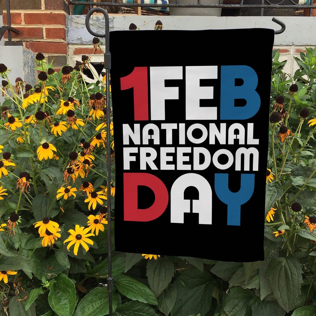 Vintage Style Freedom Day Garden Flag, Retro Patriotic Yard Decor ...