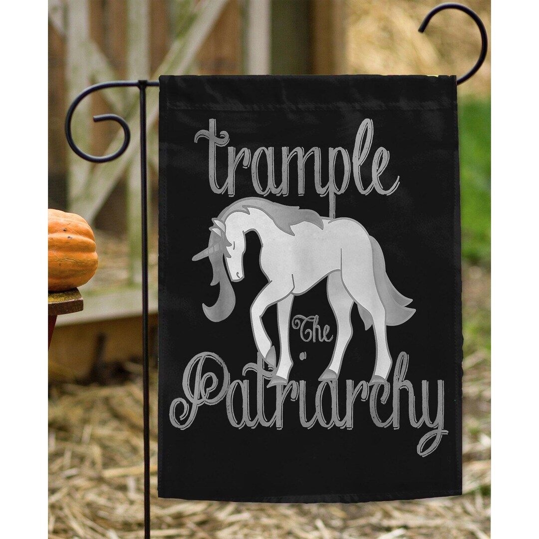 Trample the Patriarchy Flag, Unicorn Lovers Feminist Flag, Kamala ...