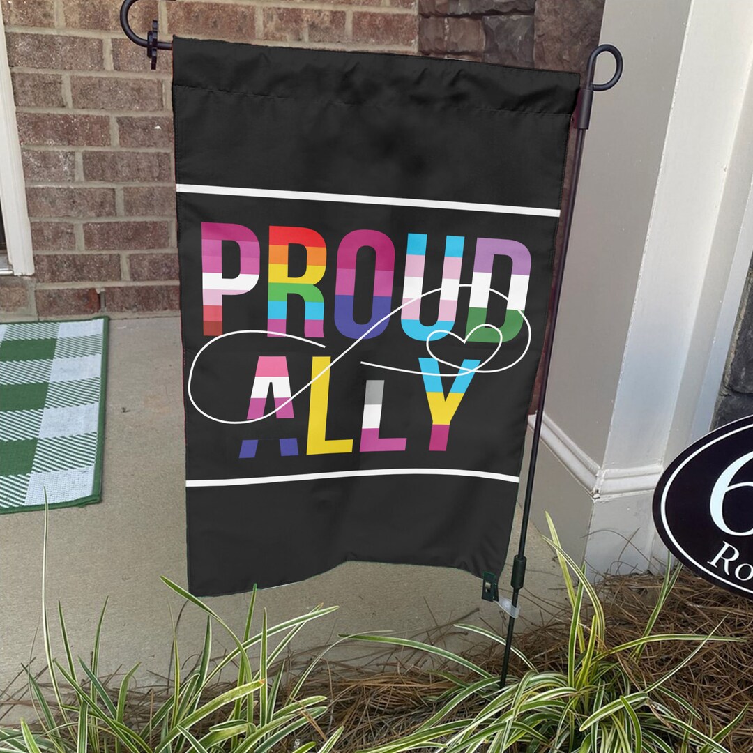 Proud Ally Flag,color Pride Flag, Gender Queer Pride Flag, Straight ...