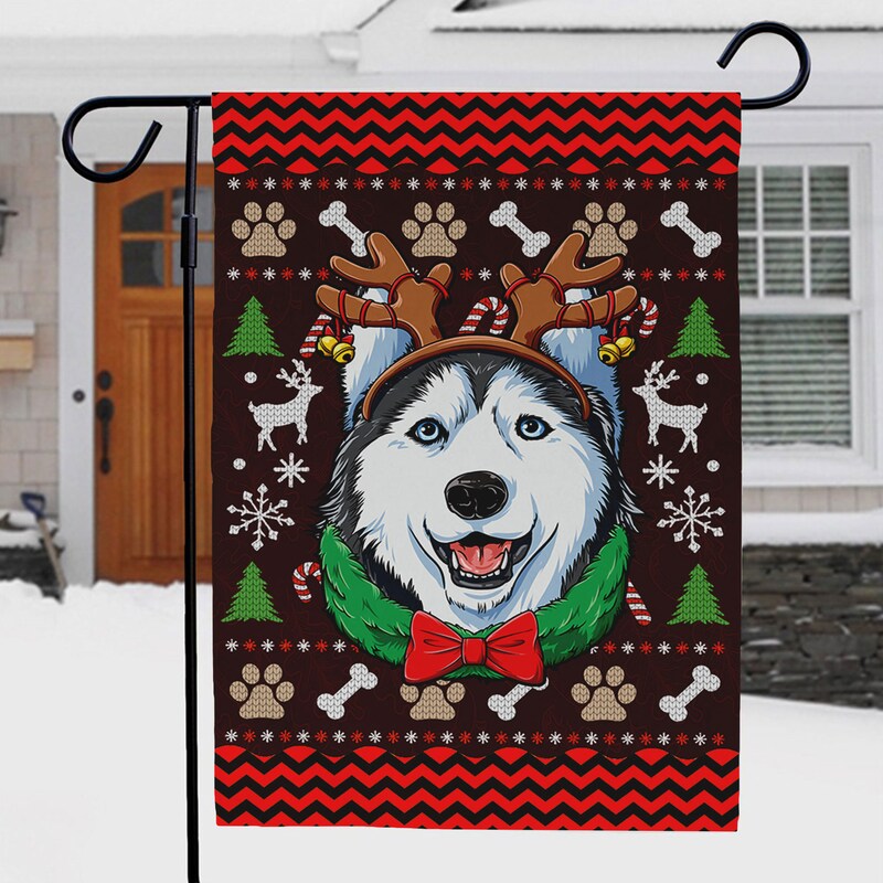 Siberian Husky Flag - Etsy