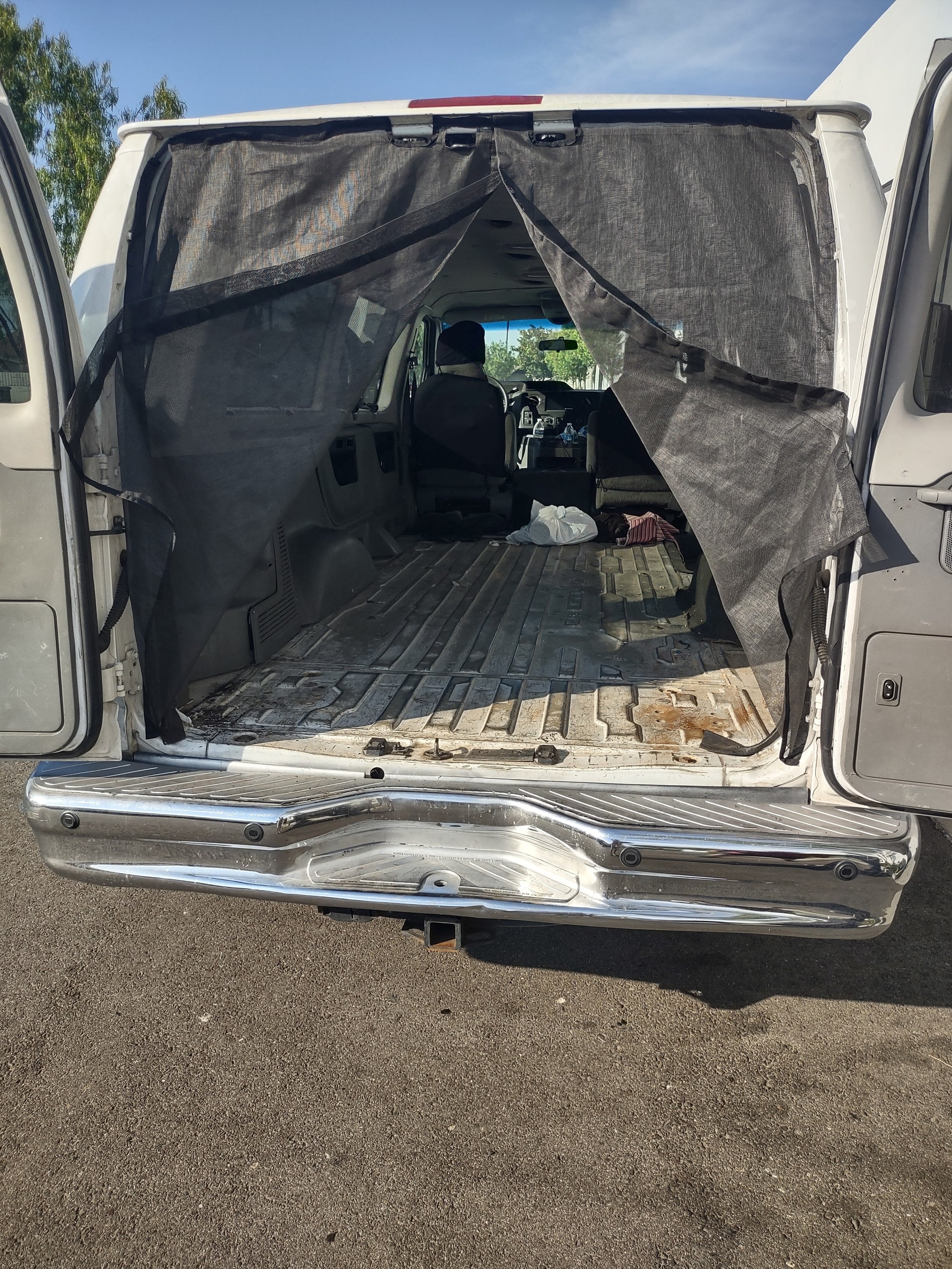 1998-2016 Ford Econoline Van Rear Doors Bug Net Magnetic - Etsy