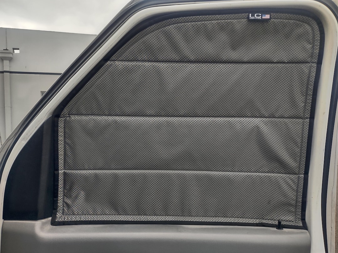 1998 - 2016 Ford Econoline Front Door Insulated Window Sunshade Covers ...