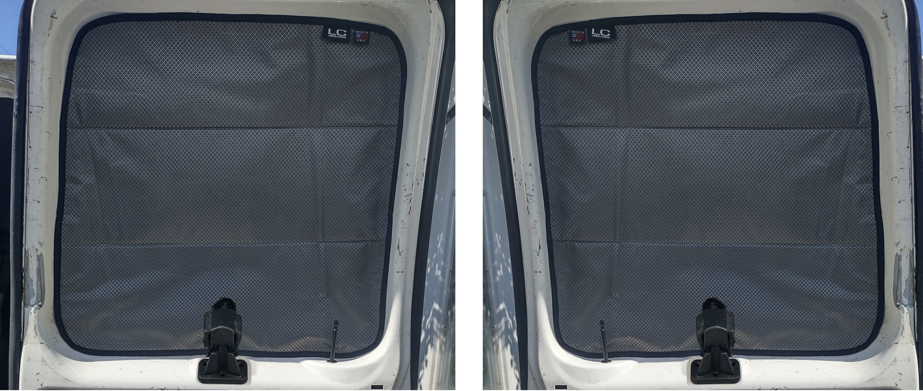1998 2016 Ford Econoline Insulated Rear Door Magnetic Pop Out Window ...