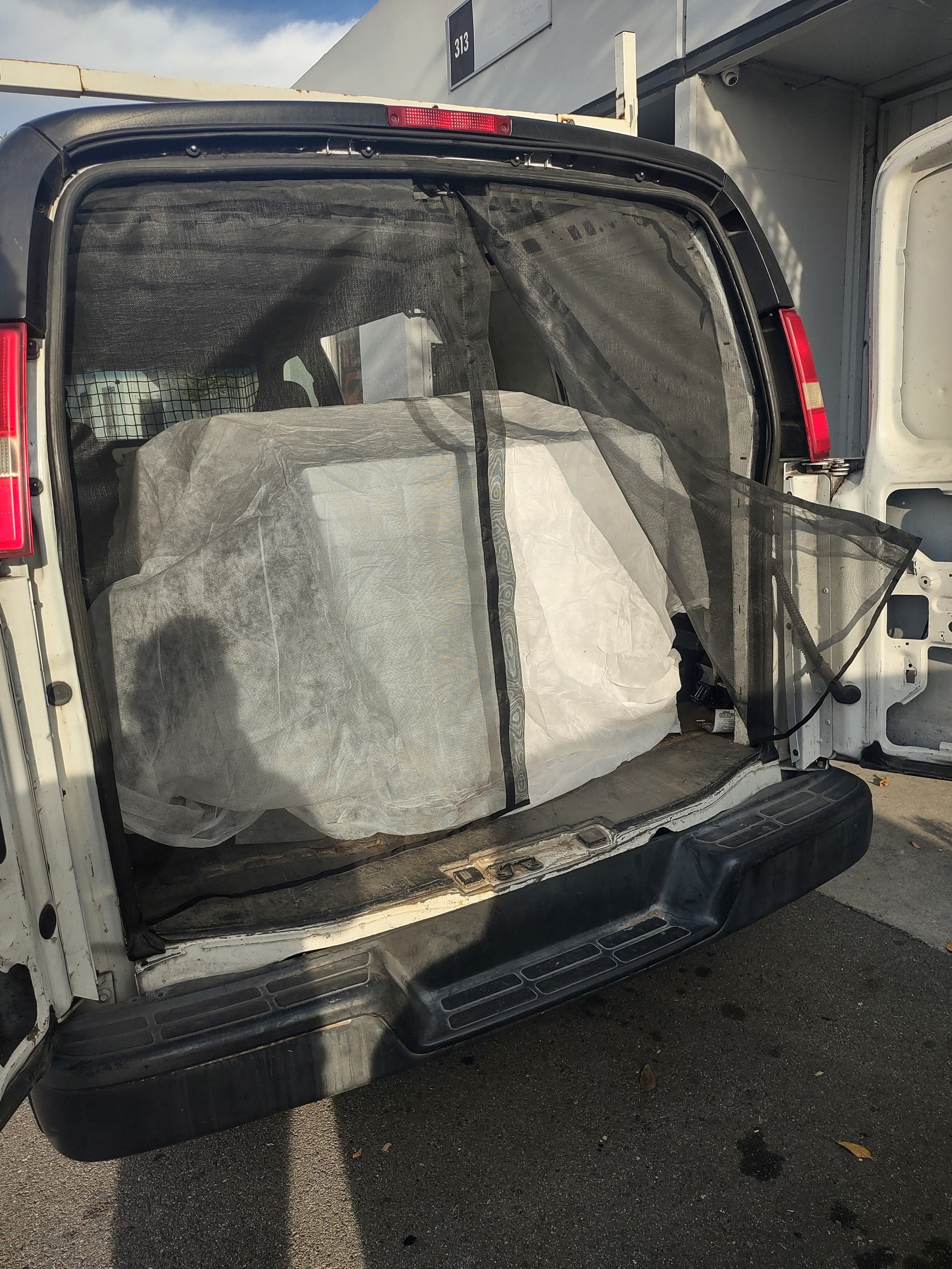 2003-2019 GMC Savana Van Rear Doors Magnetic Bug Net Screen Cover. 1500 ...