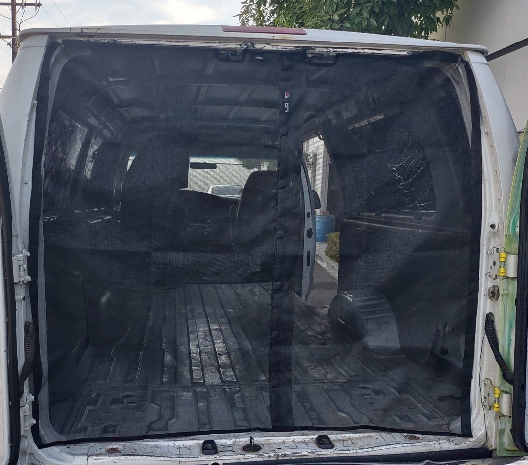 1998-2016 Ford Econoline Van Rear Doors Magnetic Bug Net Screen Cover ...