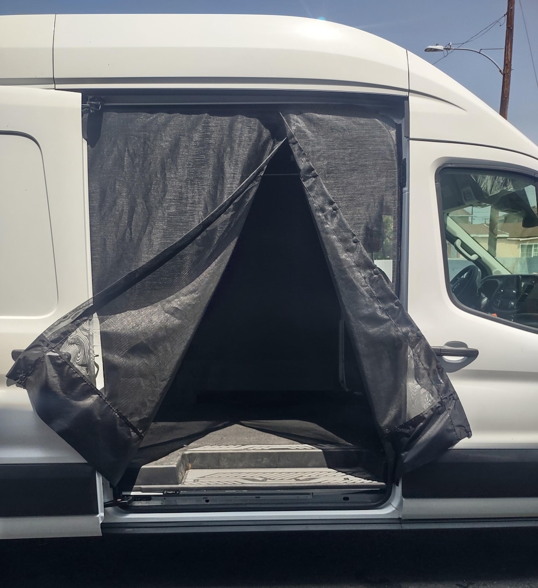 Ford Transit Van Sliding Door Bug Net, Magnetic Screen Cover - Etsy