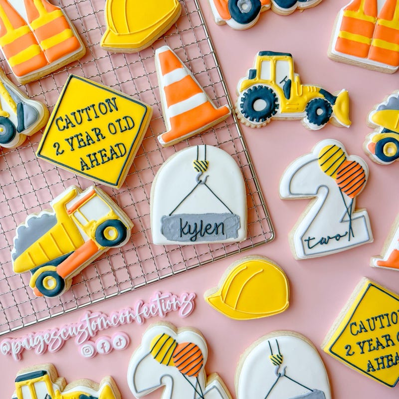 Construction Cookies - Etsy