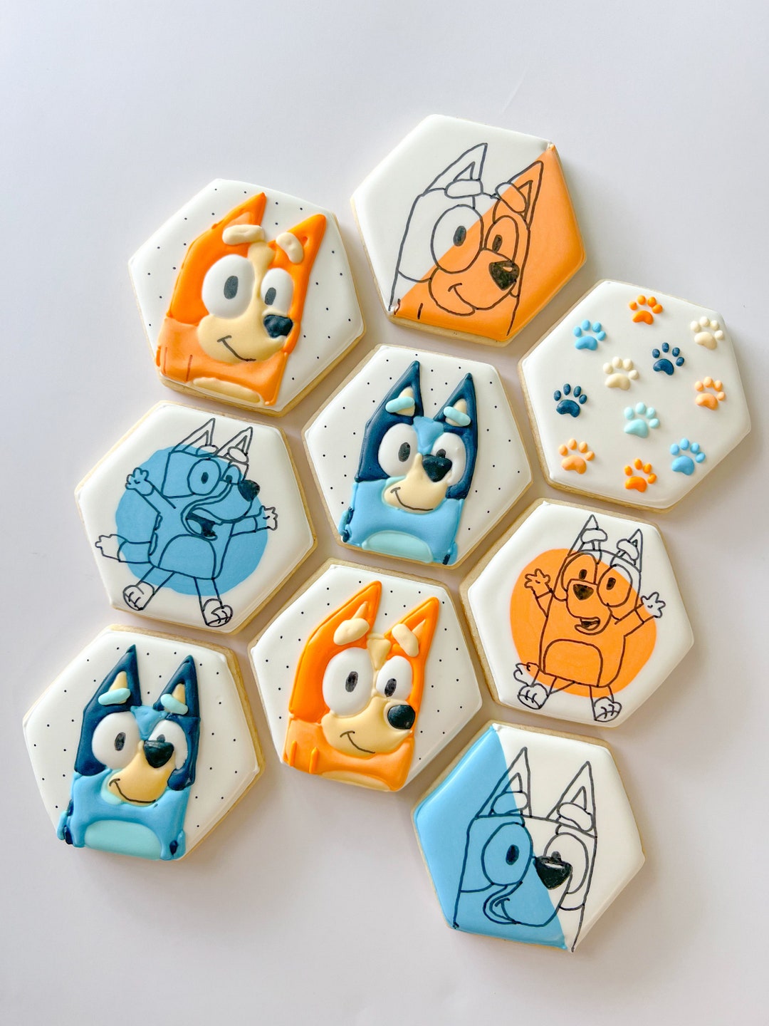 Bluey Inspired Birthday Sugar Cookies - Etsy