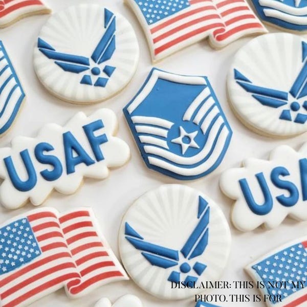 Air Force Cookies - Etsy