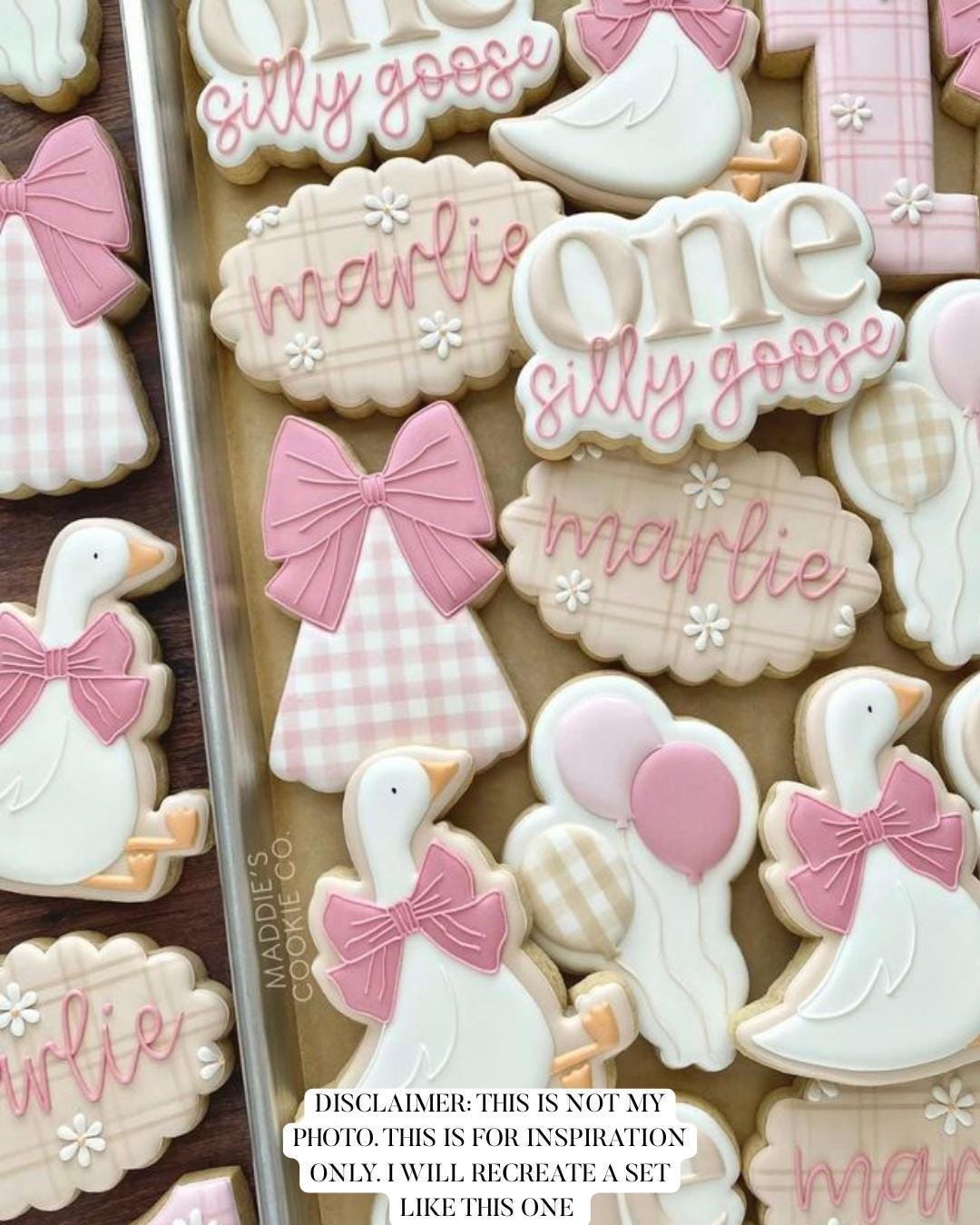 One Silly Goose | Custom Decorated Sugar Cookies | Hand-piped & Printed ...