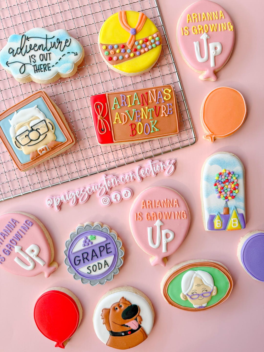 Up Sugar Cookies Custom Personalized - Etsy