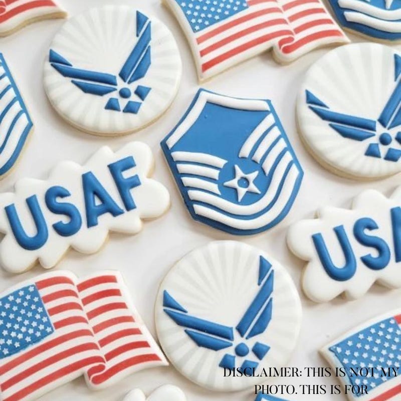 Air Force Cookies - Etsy