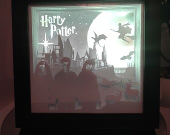 Harry potter shadow box - Etsy UK