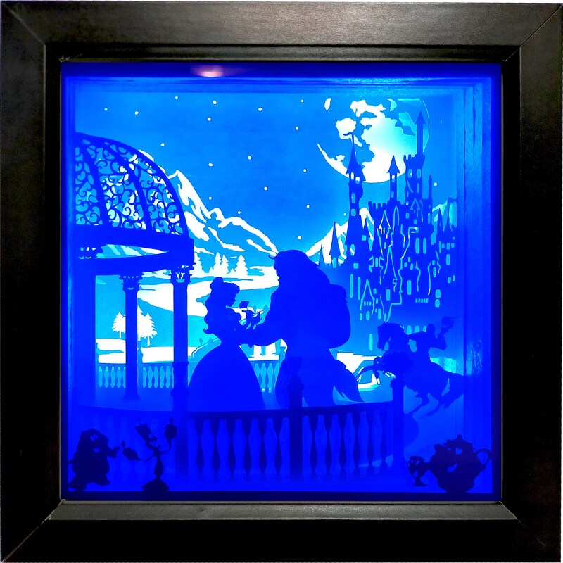 Belle Shadow Box - Etsy
