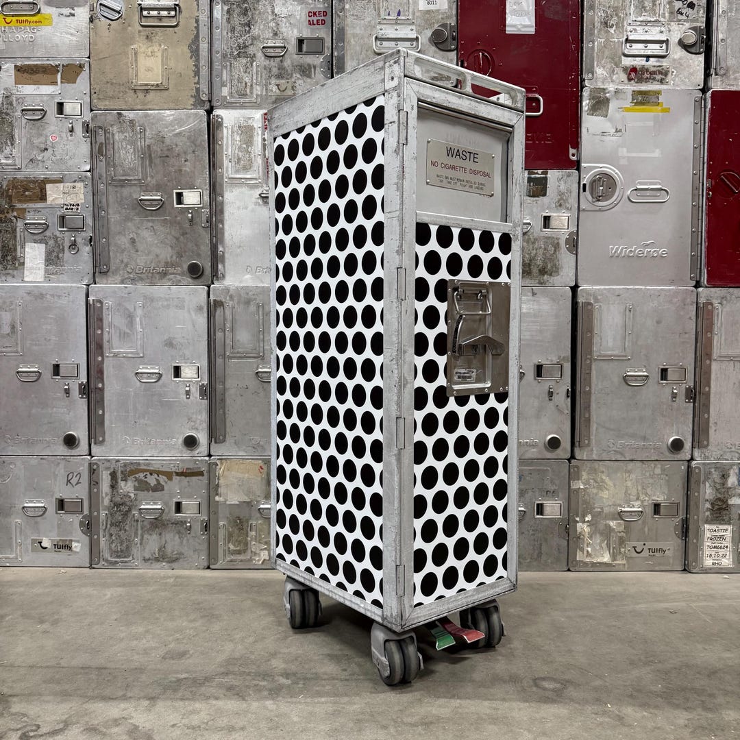 Used Half-size Waste Airplane Trolley Galley Cart - Etsy