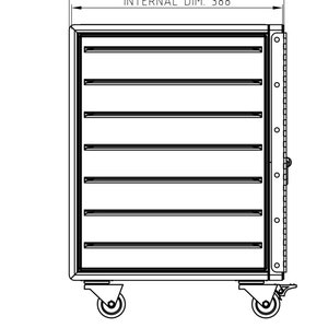 Brand New Galley Container Night Stand Side Table Galley Box Canister ...