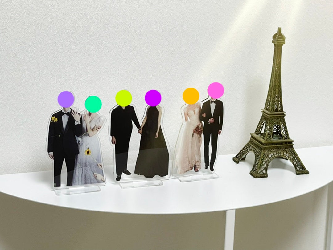 Custom Acrylic Stand, Personalize Acrylic Figure Standee, Custom Wedding Acrylic Stand, Acrylic ...