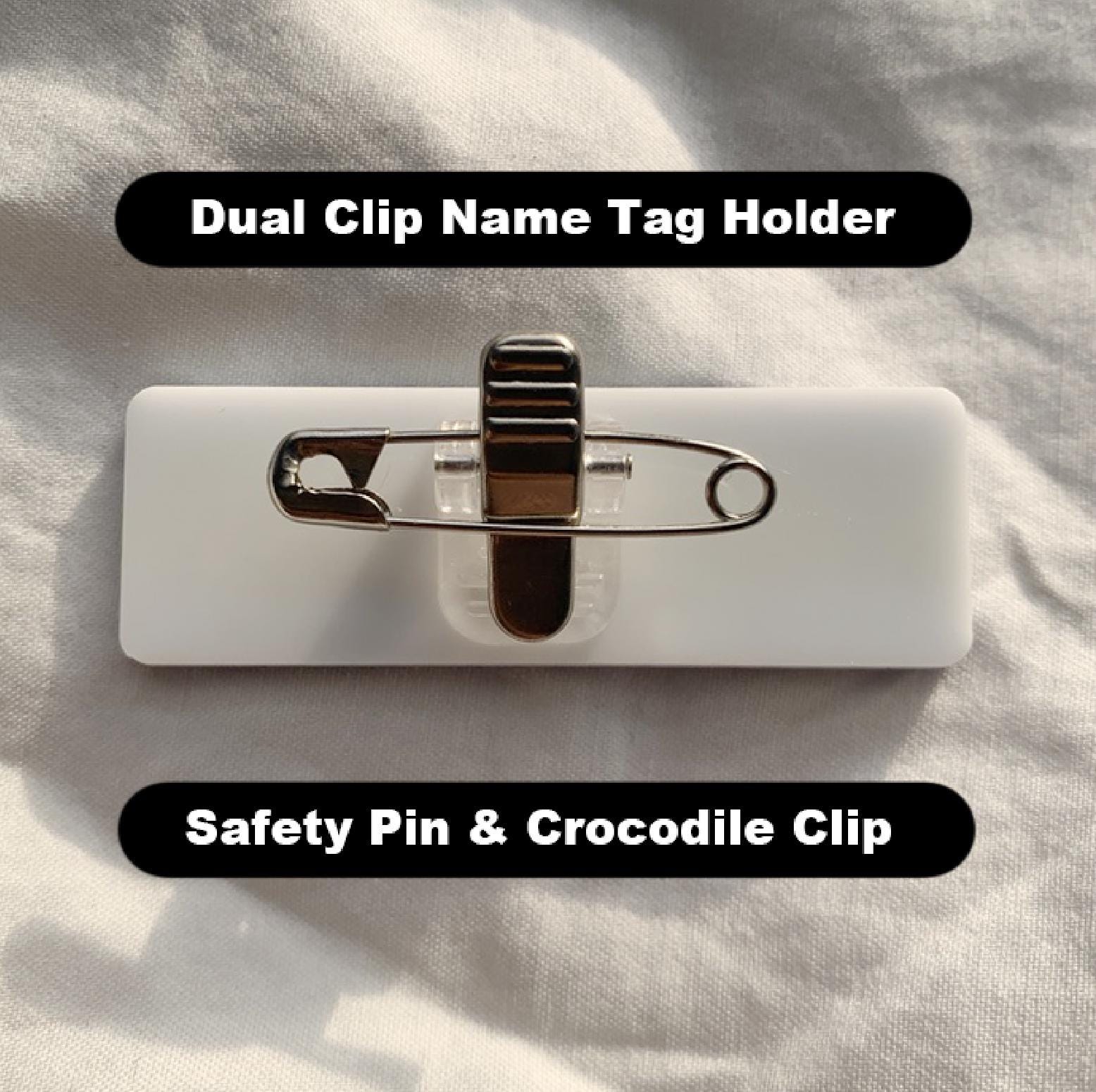 1+1 Custom Korean School Name Tags, Personalized UV Print Uniform ...