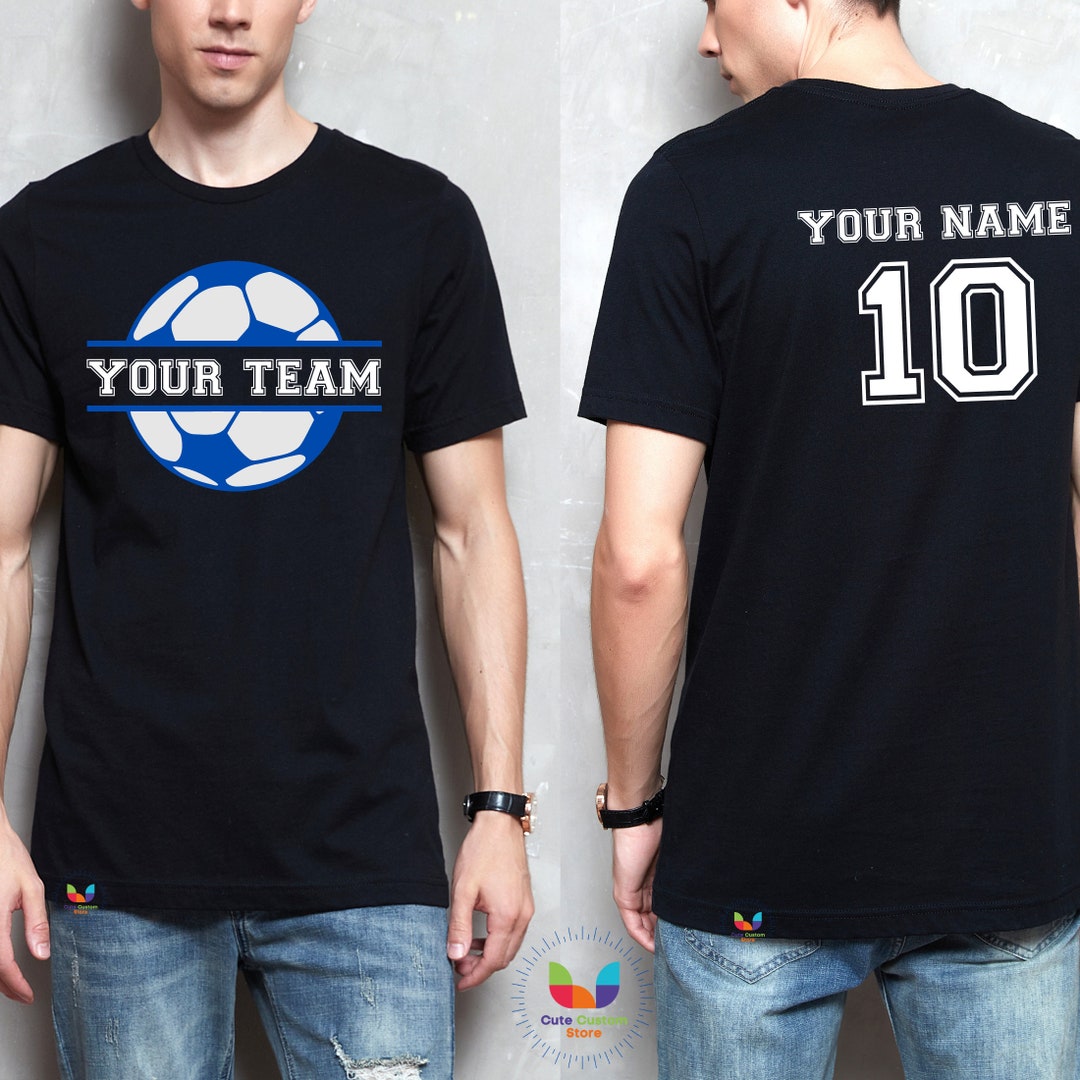 Custom Double Sided Soccer Team Shirt ,personalized Soccer Team Logo ...