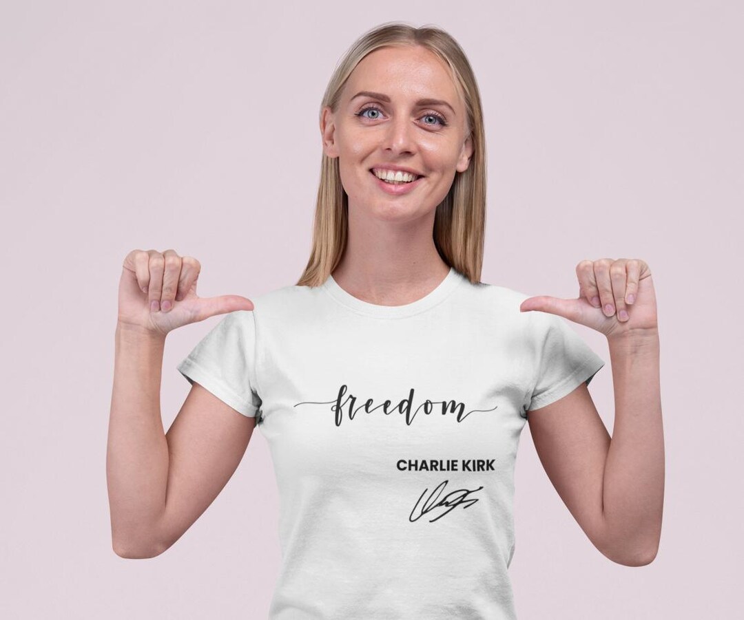 Freedom Tee: Charlie Kirk Graphic Shirt (unisex Sizes & Colors) - Etsy
