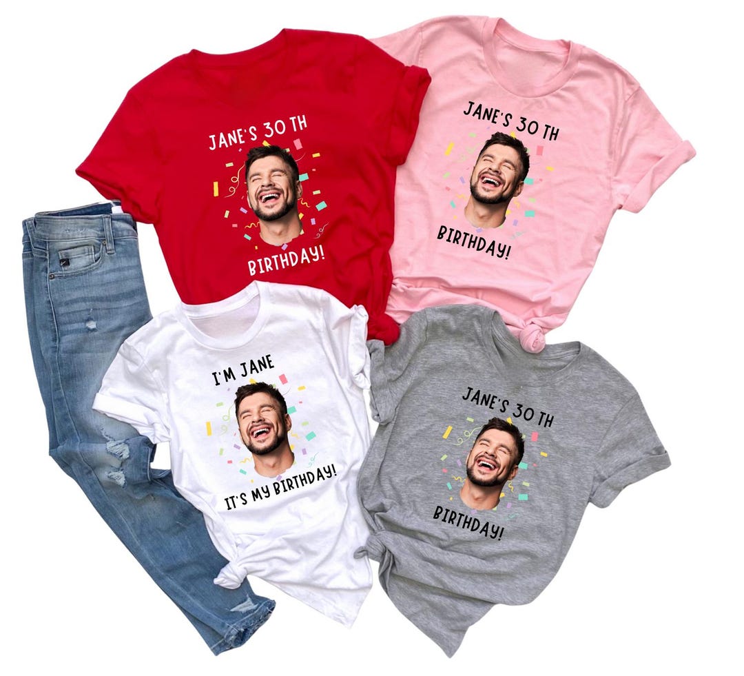 Funny Birthday Shirt, Birthday Photo Shirts, Matching Birthday Party ...