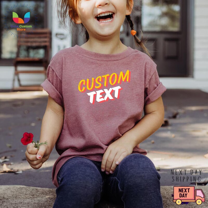 Custom Kids Shirt - Etsy