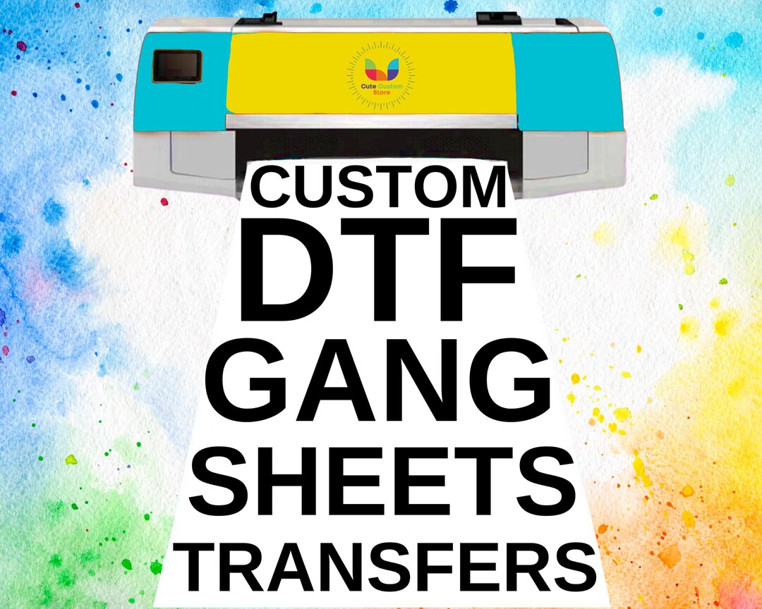 Custom Transfer Gang Sheet, Wholesale Bulk Custom Dtf Transfer, Gang ...