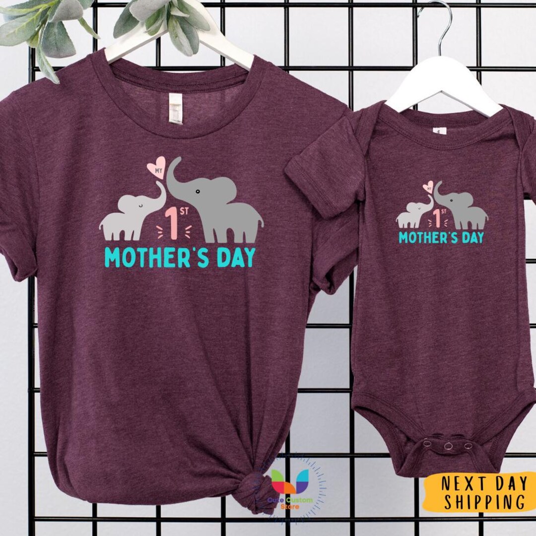 Our First Mother's Day Shirt, Mothers Day Matching Shirt, Mother's Day ...