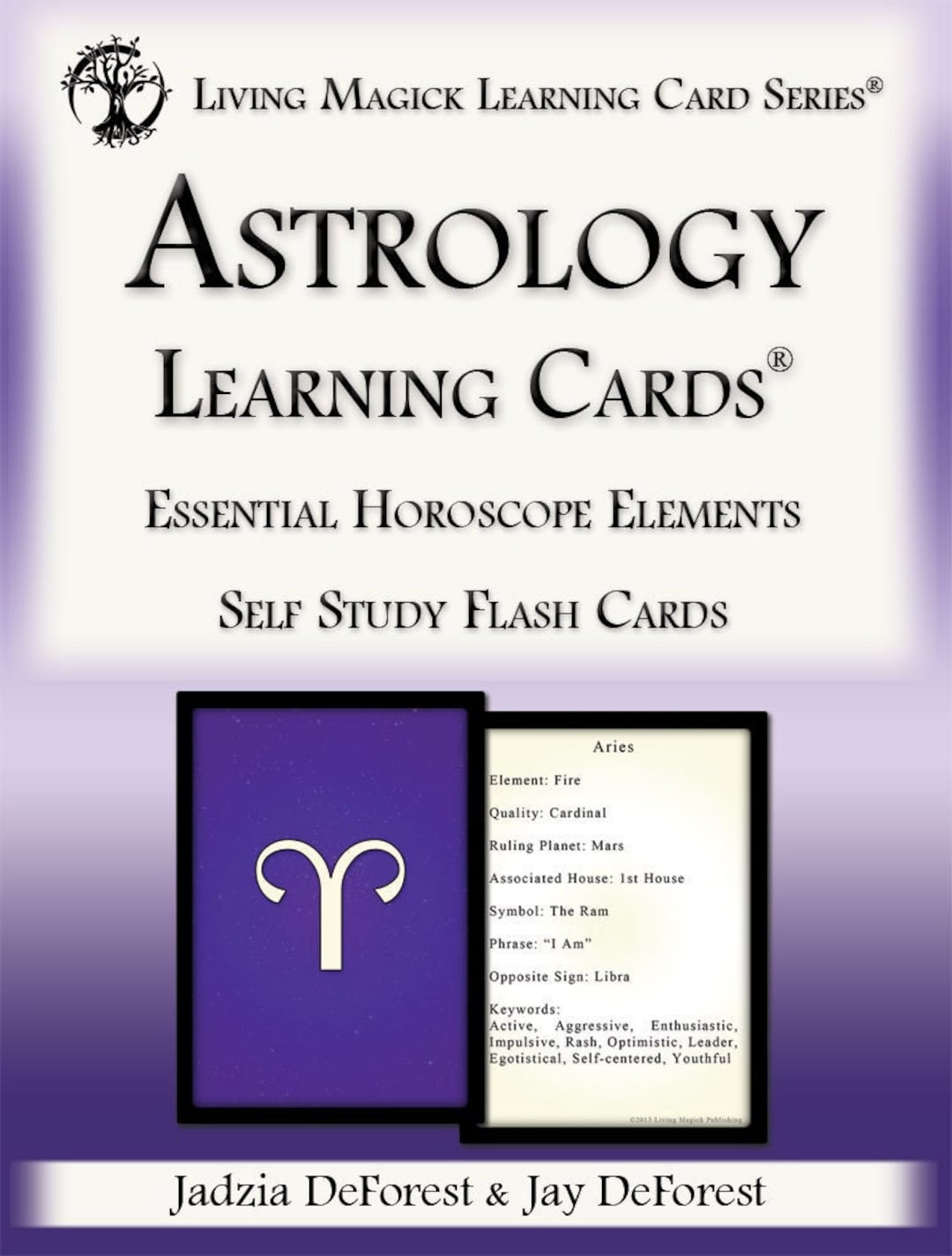 Astrology Learning Cards ~ Living Magick Publishing - Etsy