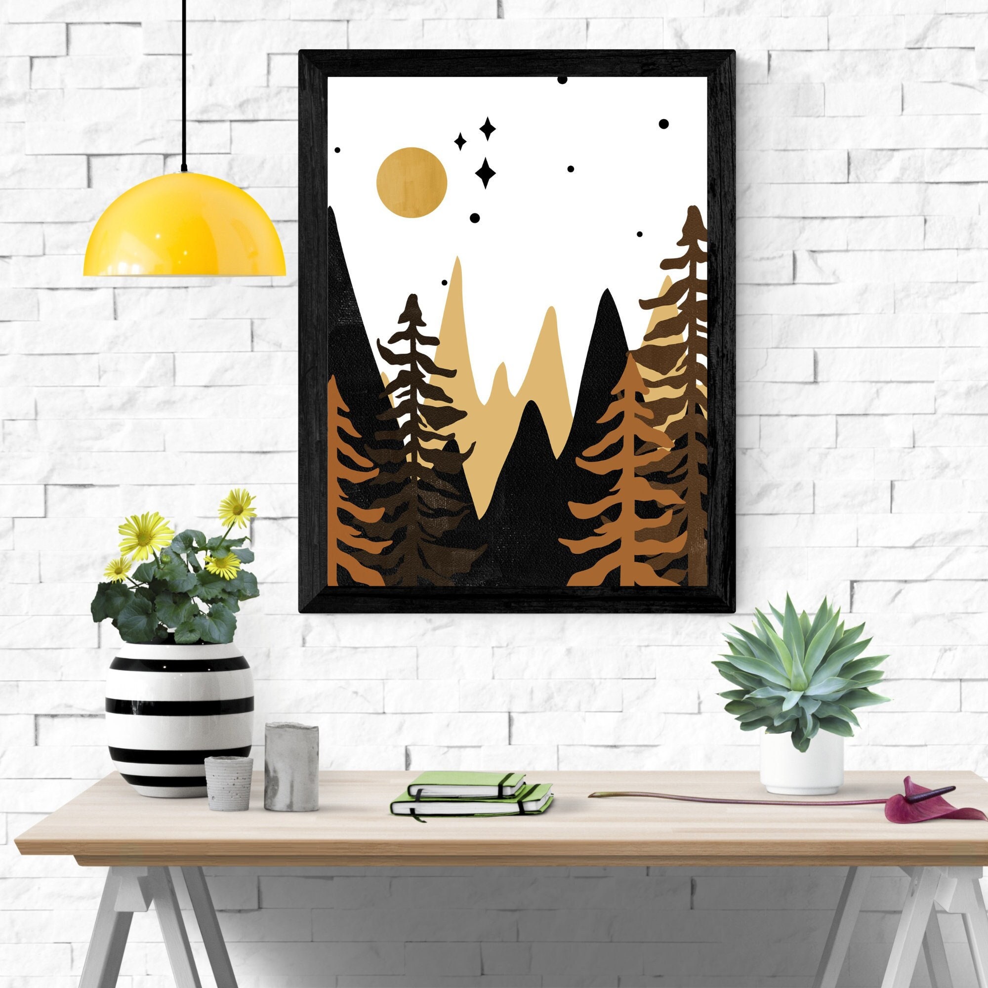 Wall Art, Printable Wall Art, Minimalist Modern Bedroom Living Room ...