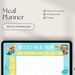 Cute Kids Superhero Meal Planner | Digital Planner | Printable Planner ...