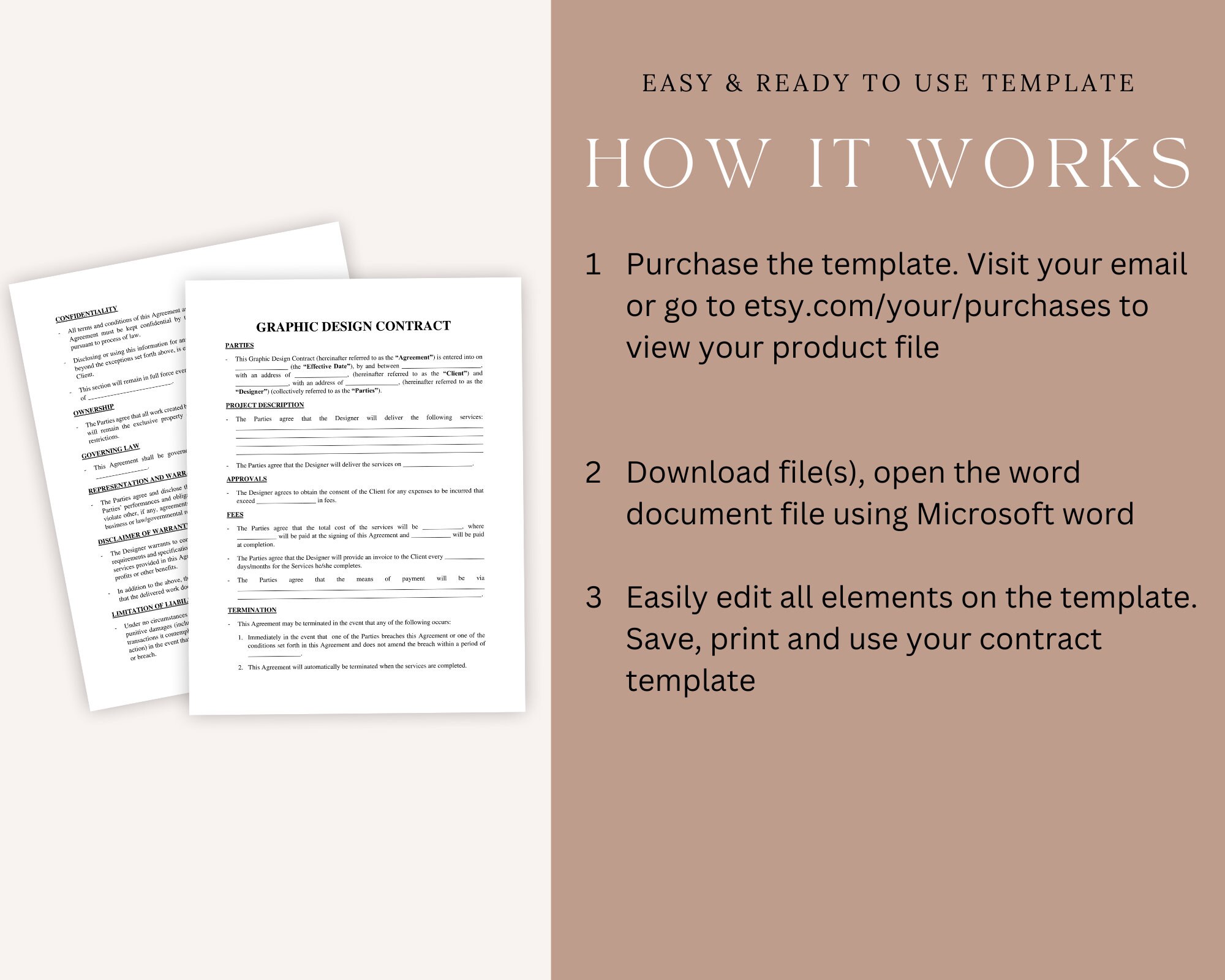 Graphic Design Contract | Contract Template | Graphic Design Contract ...