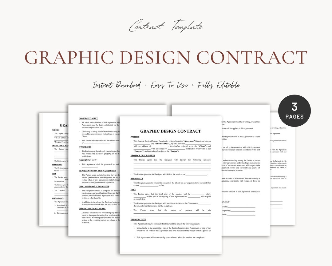 Graphic Design Contract | Contract Template | Graphic Design Contract ...