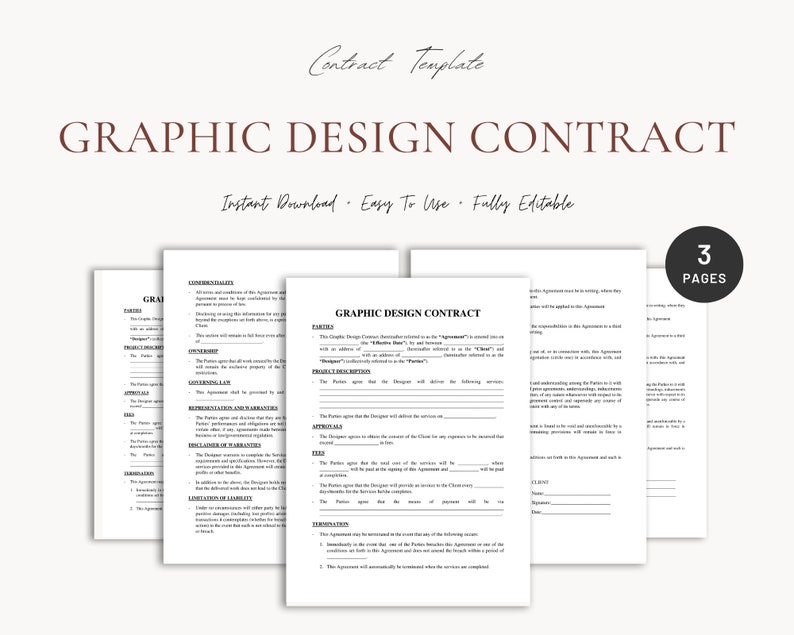 Graphic Design Contract | Contract Template | Graphic Design Contract ...