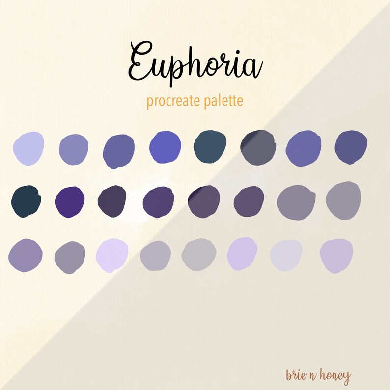 Procreate Color Palette Euphoria I Procreate Color Palette Etsy