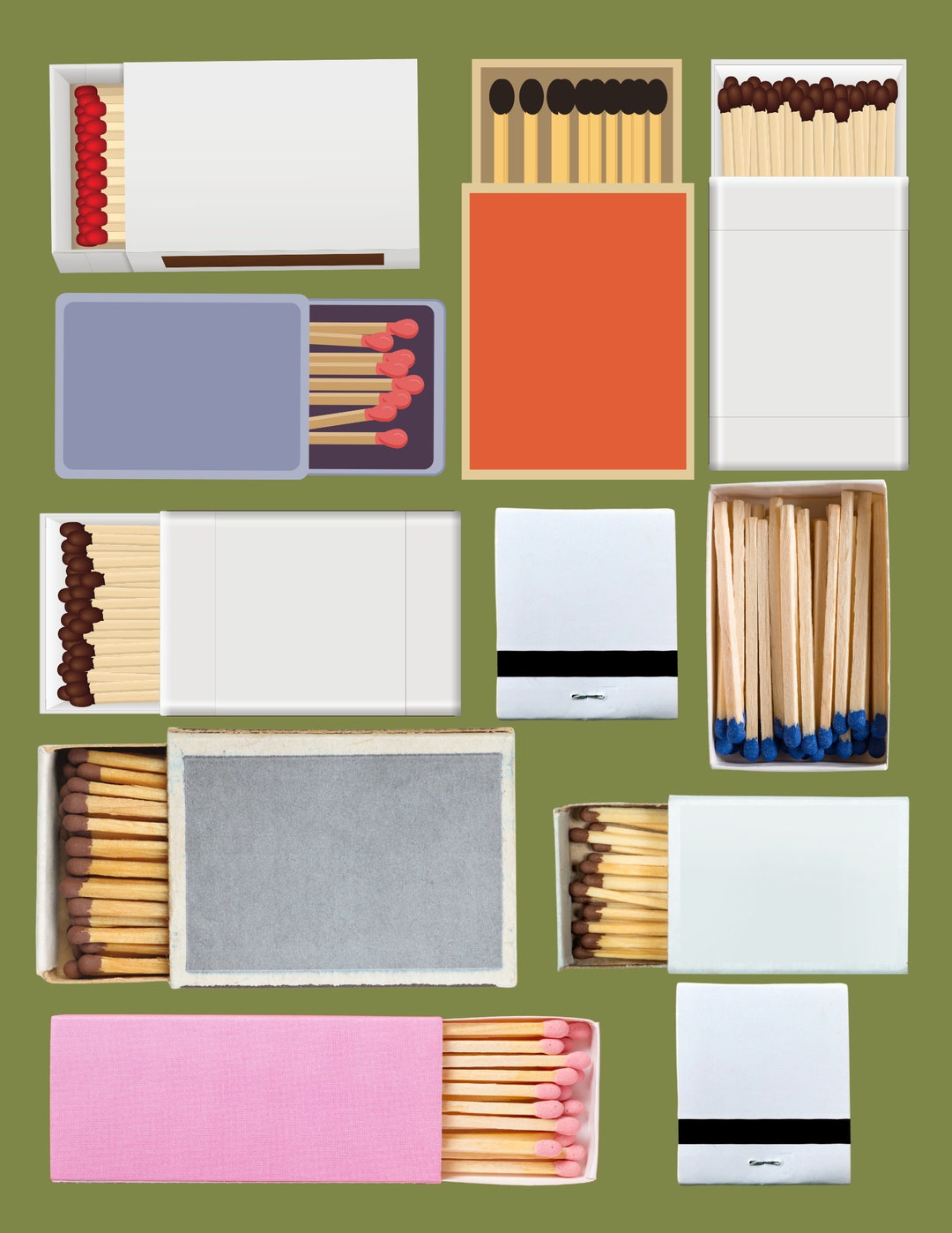 Custom Matchbook Digital Print - Etsy Custom Matchbook Digital Print - Etsy