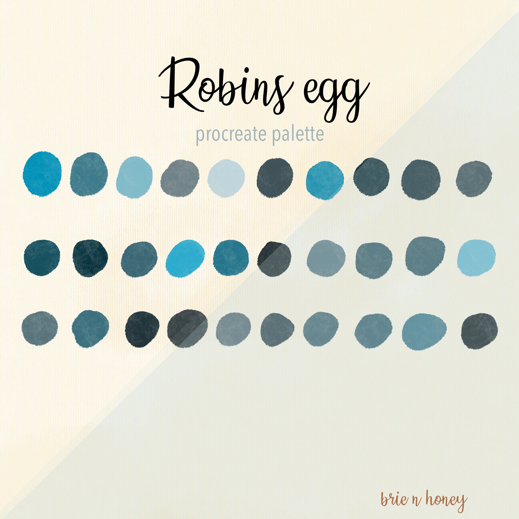 Procreate Color Palette Robins Egg I Procreate Color Palette - Etsy