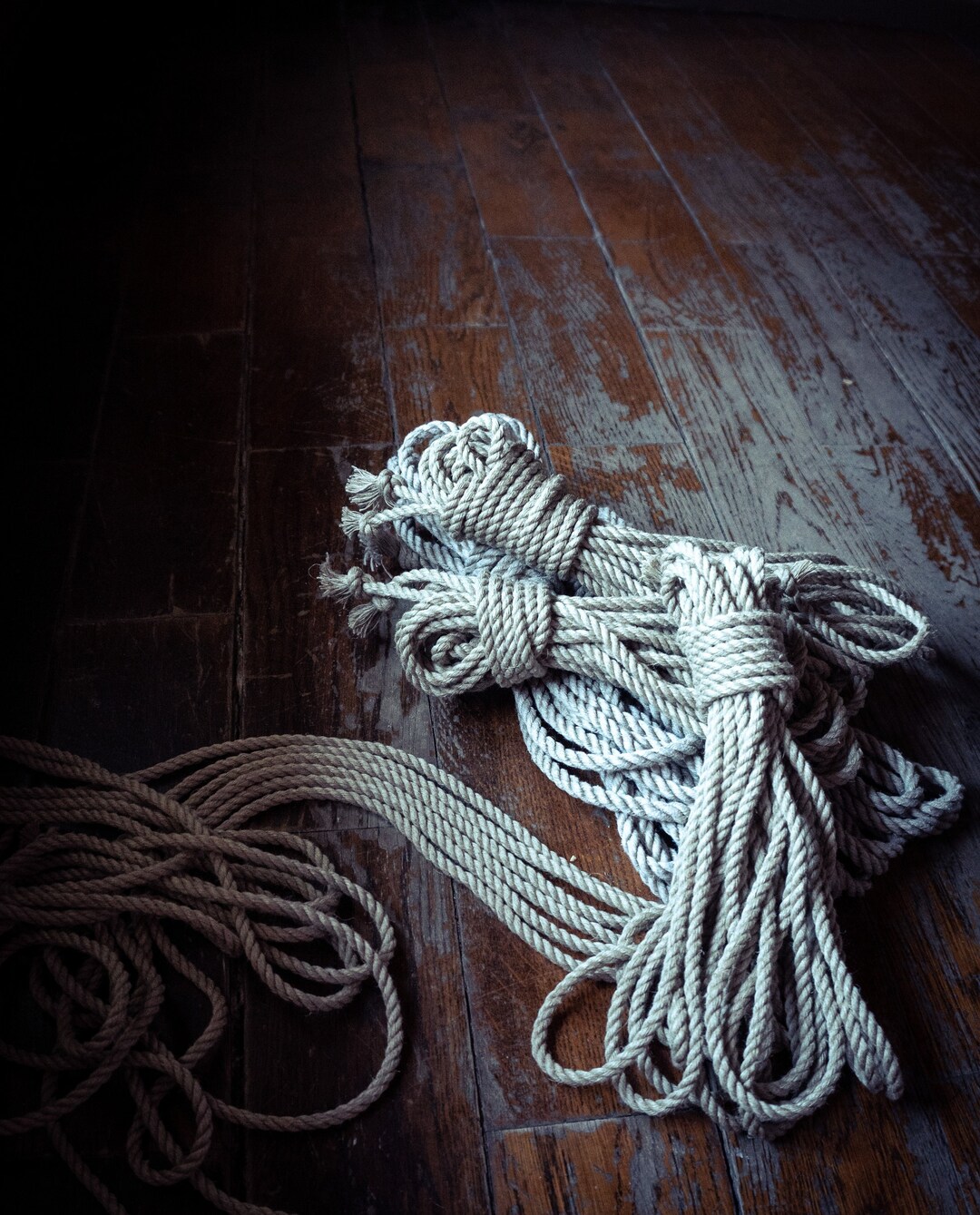 Set of 8 ø5mm Shibari Hemp Rope Premium VÆGABØUND Hemp No.8 for Kinbaku ...