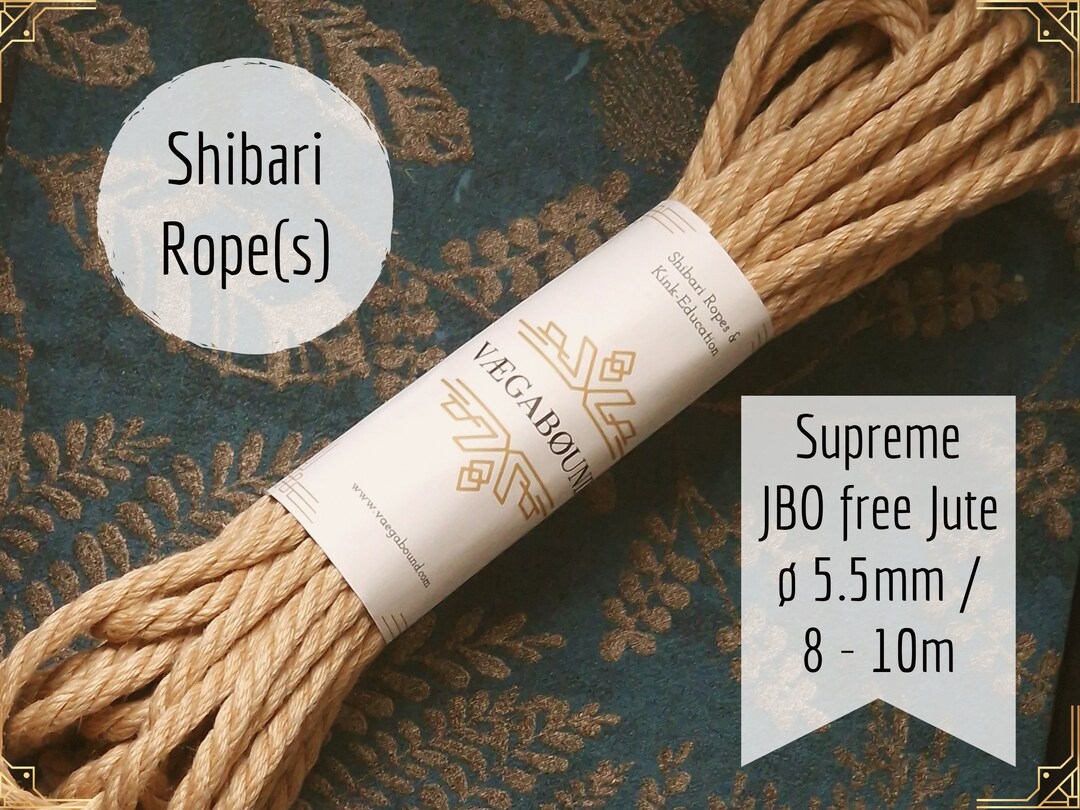 Supreme Shibari Jute Rope, ø 5.5 Mm | Jbo-free 8 M/10 M - Etsy UK