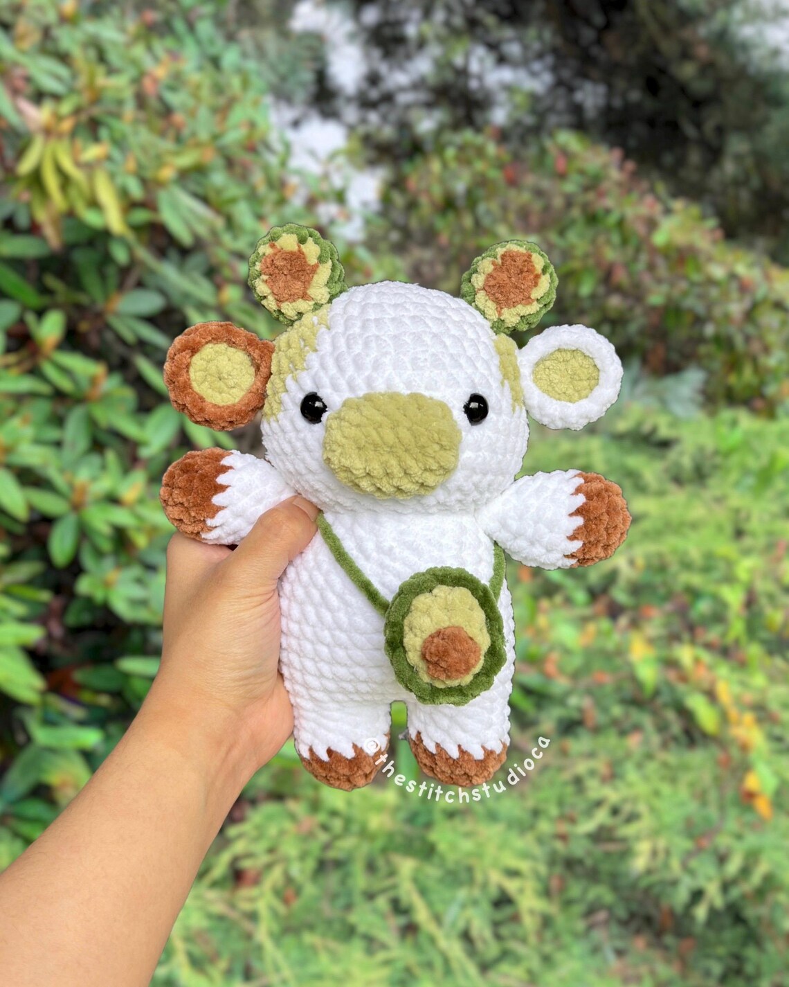 2 in 1 Cow Plushie Crochet Pattern | Peach Cow and Avocado Cow ...