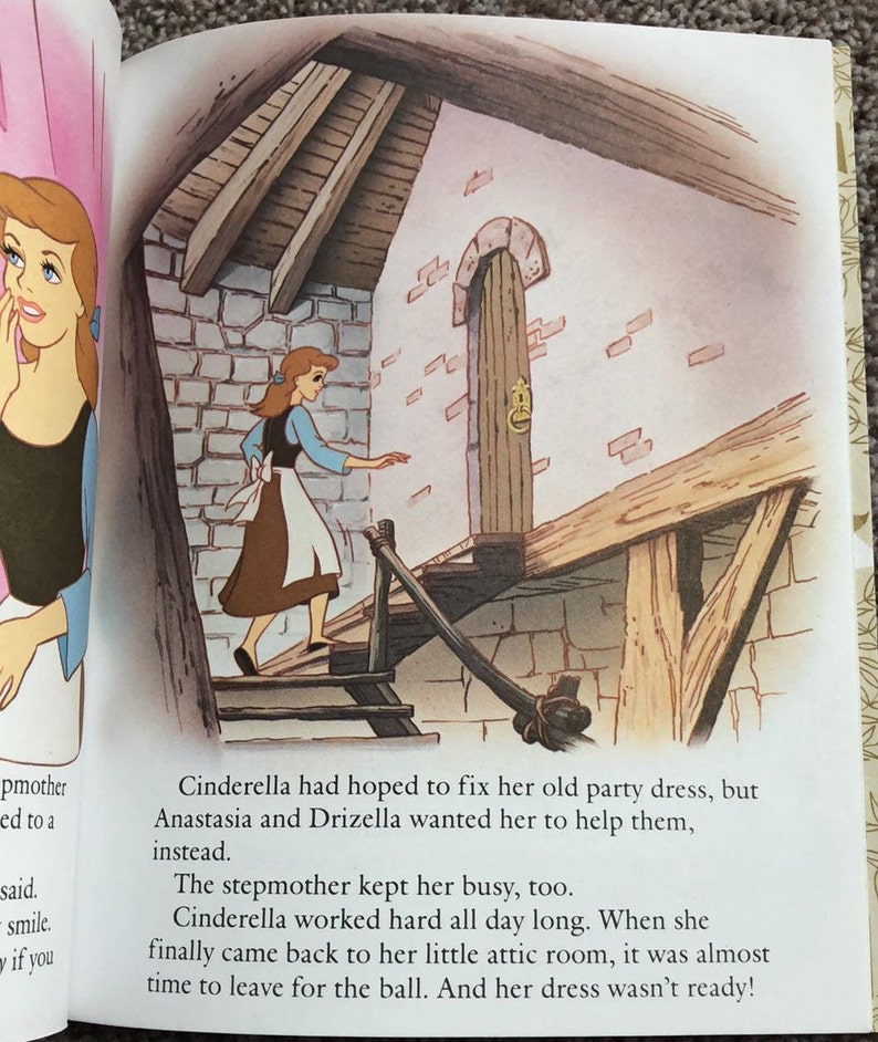 Cinderella | 1986 A Little Golden Book - Etsy