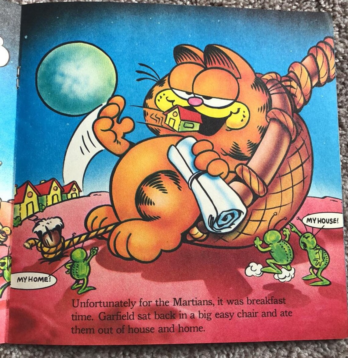 Garfield in Space | 1983 - Etsy